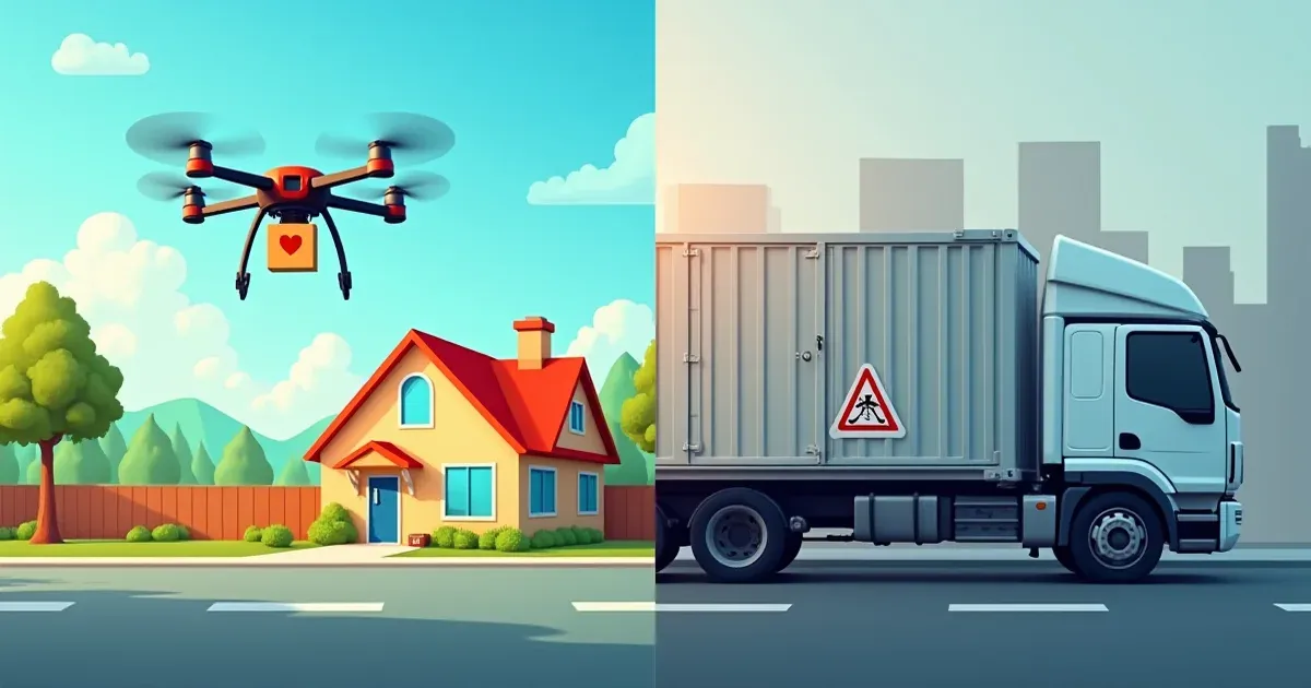 Drones vs Hazmat Logistics: A Delivery Comparison