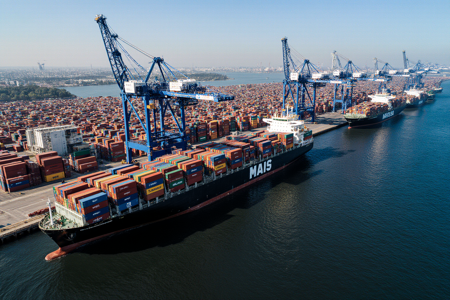 Brussels, Belgium - International Container Port Hub