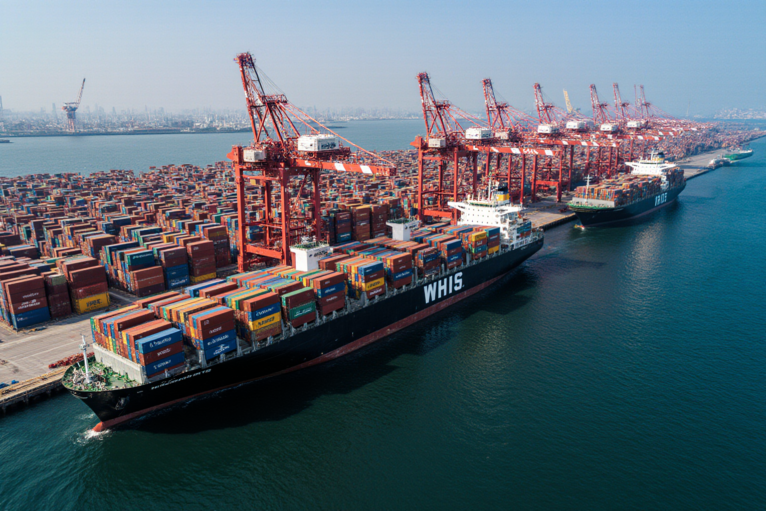 Da Chan Bay, China - International Container Port Hub