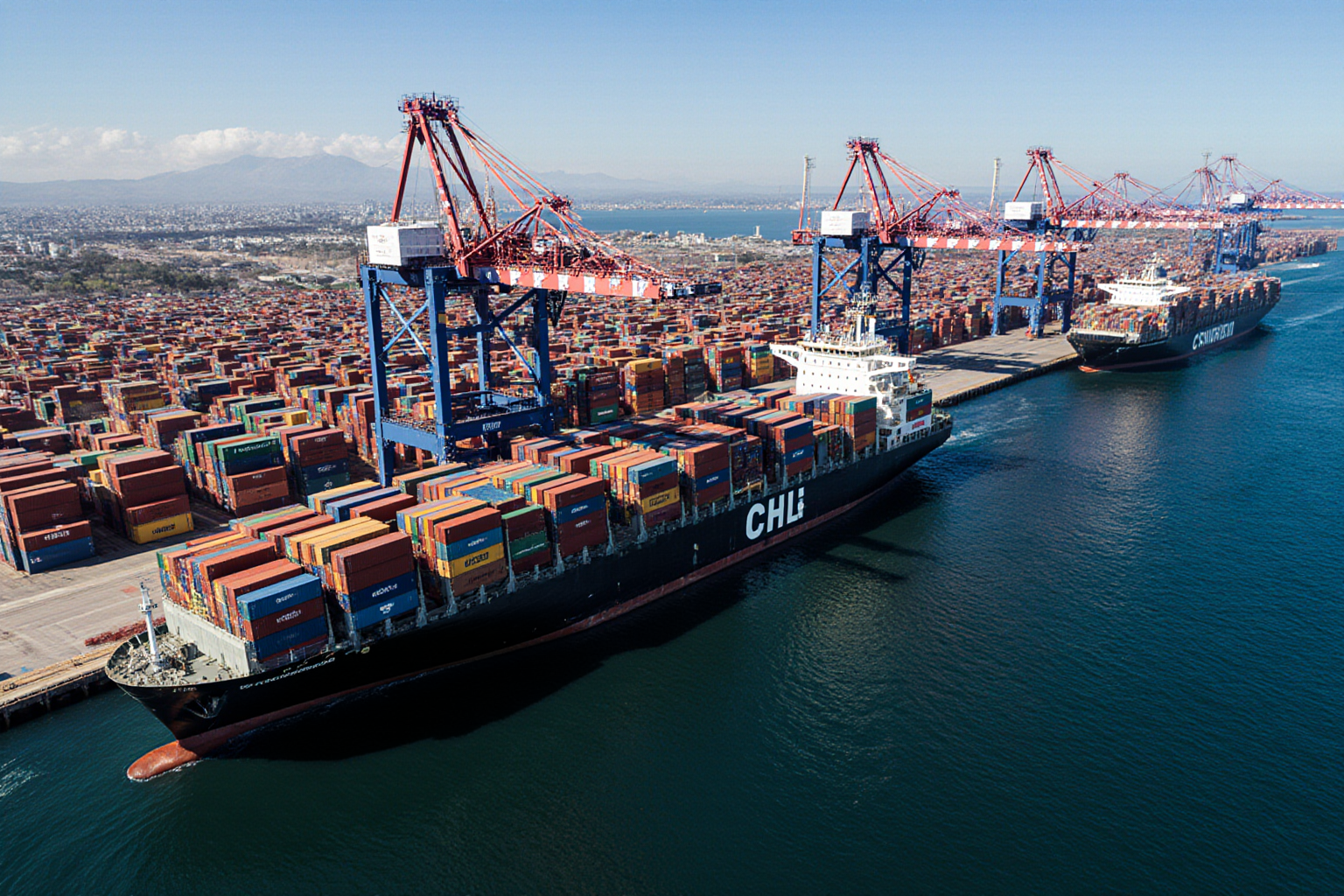 Quintero, Chile - International Container Port Hub