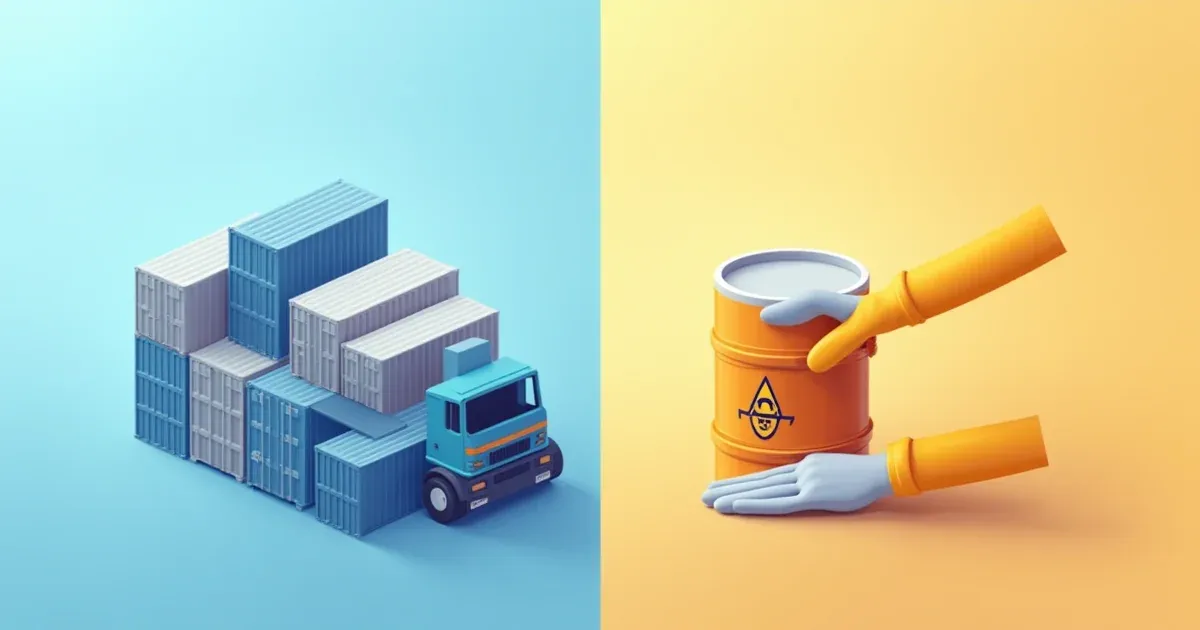 Logistics Costs vs Hazmat Handling | Comparison