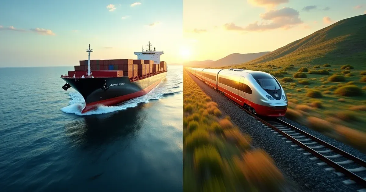 Marine vs Rail Transport: A Detailed Comparison